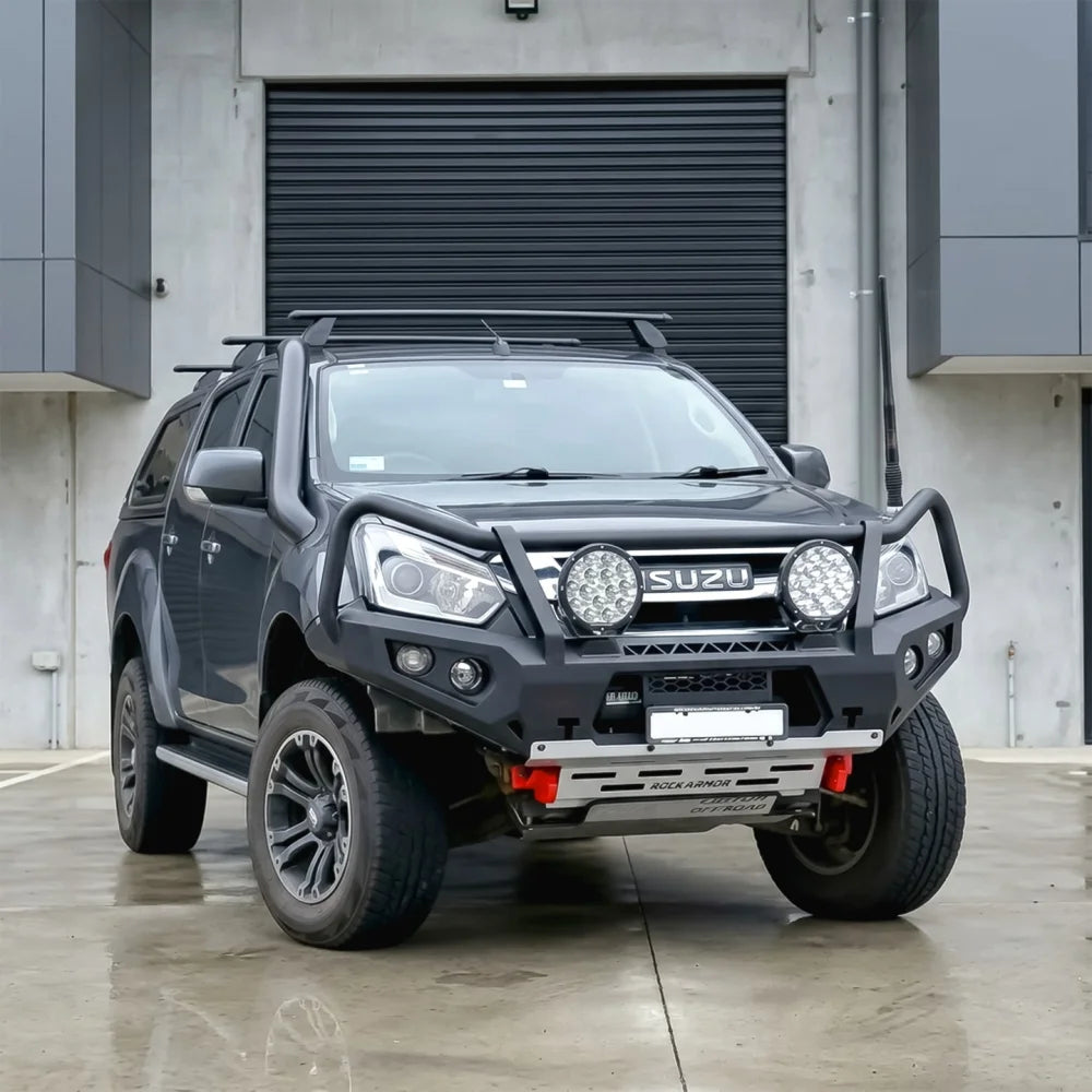 Rockarmor Gt Hoop Steel Bullbar Combo Package - Isuzu – RockarmorNZ